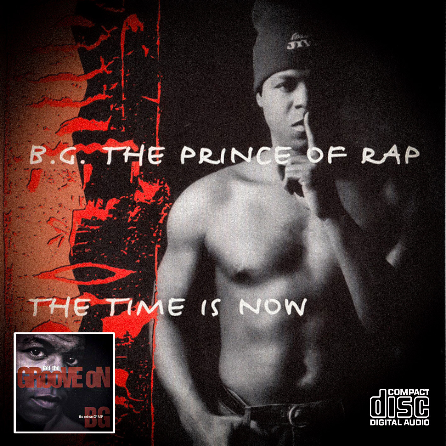 B.G. The Prince Of Rap - The Time Is Now (1994) + Get The Groove On (1996) (классика 90х) CD (запись на CD-R)