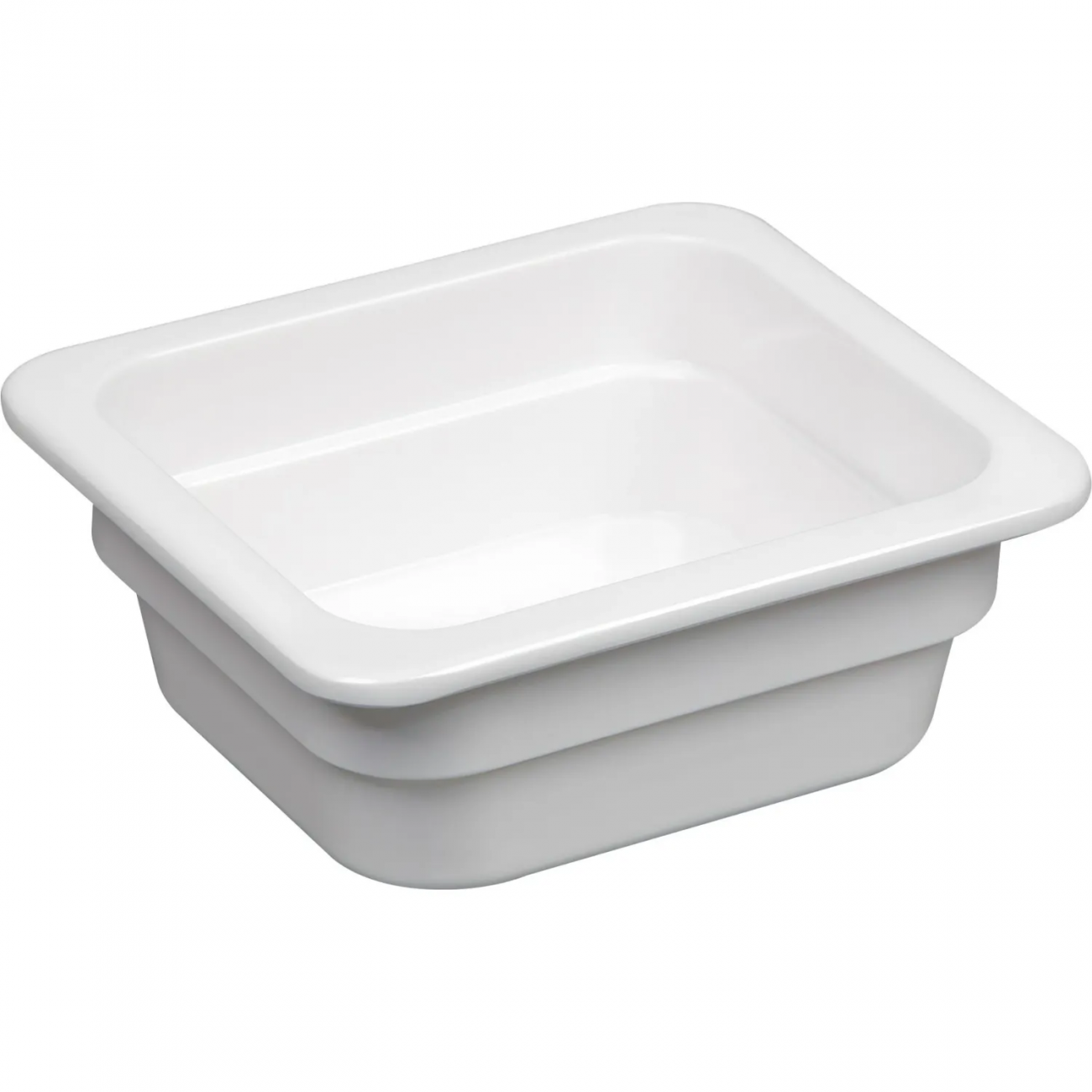 Гастроемкость 1/6 h65 мм пластик меламин 174х159х65 мм 1 л White P.L. Proff Cuisine 2363273 81290036