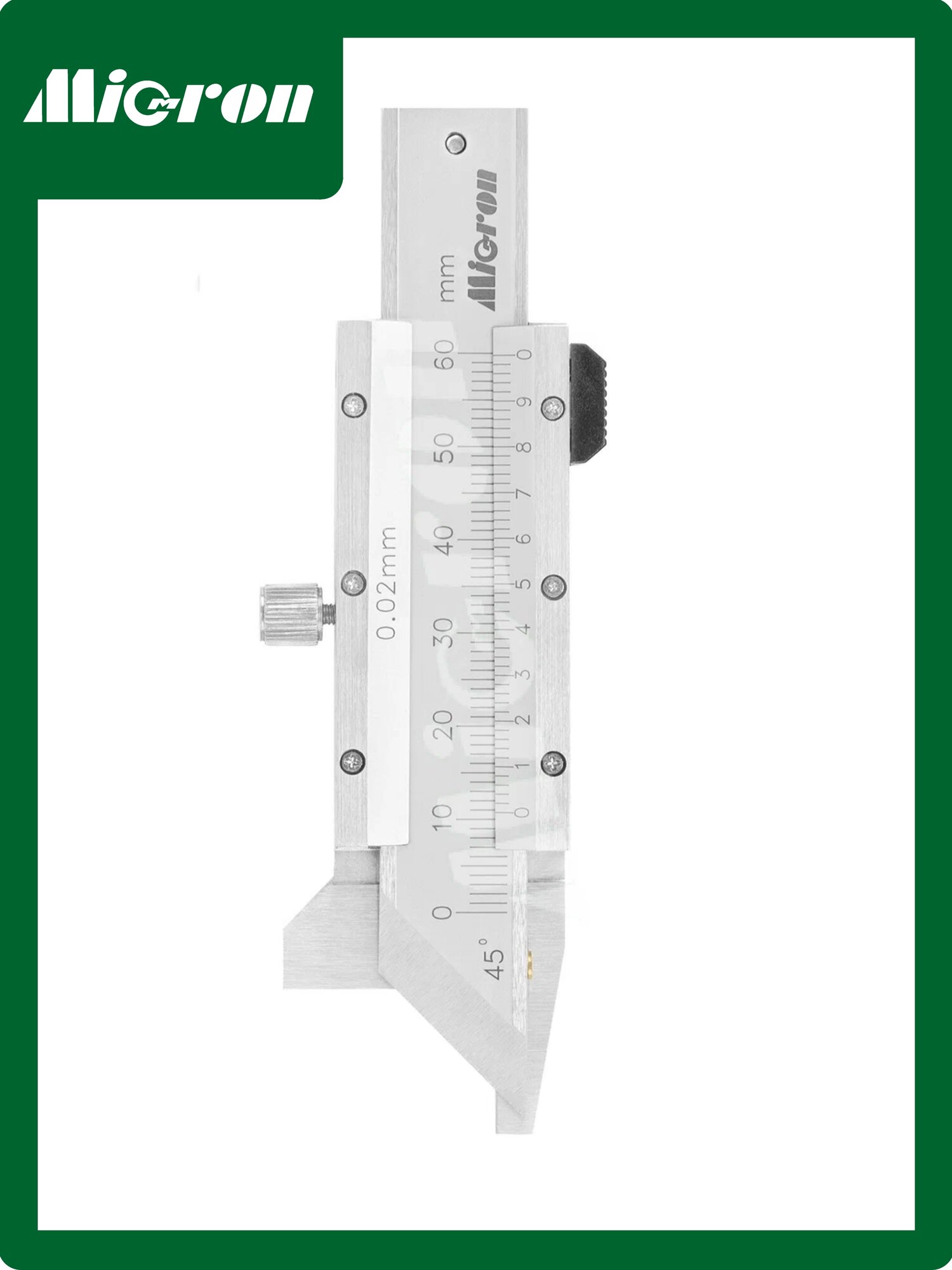 Фаскомер Micron 45°, 0-10 мм, 0,02 мм