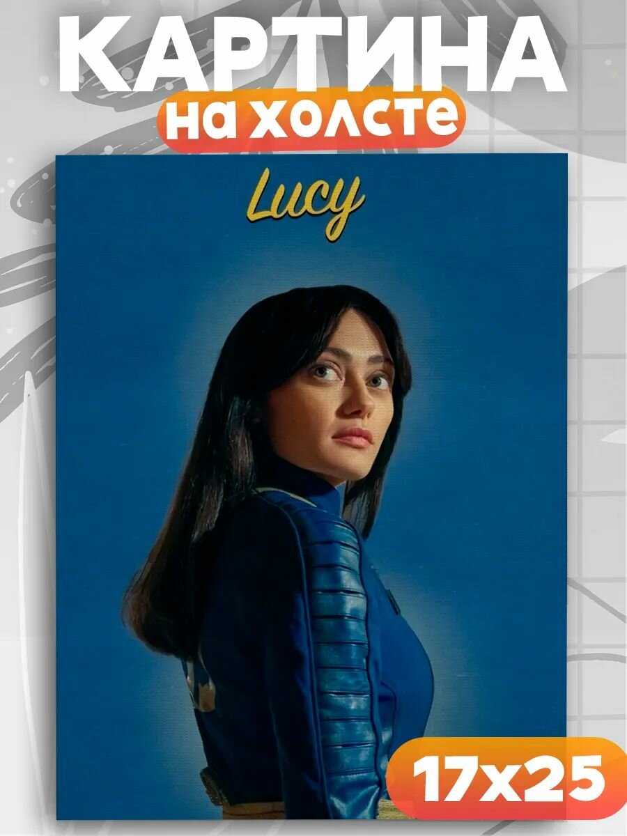 Картина на стену Fallout, на подрамнике, 1шт, 25х17 размер.