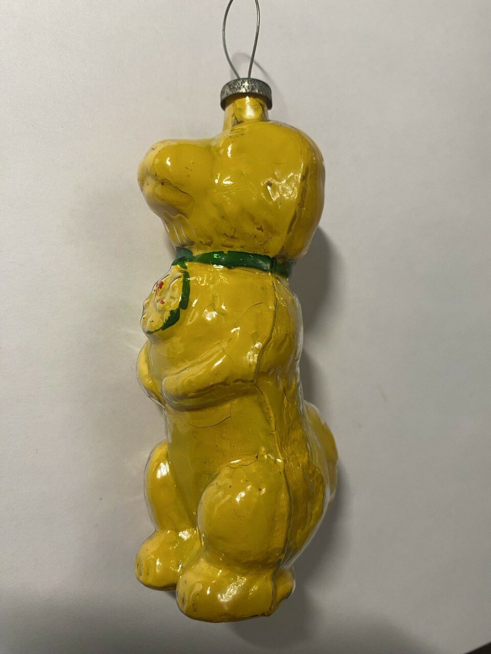 Елочная игрушка Пес с медалью