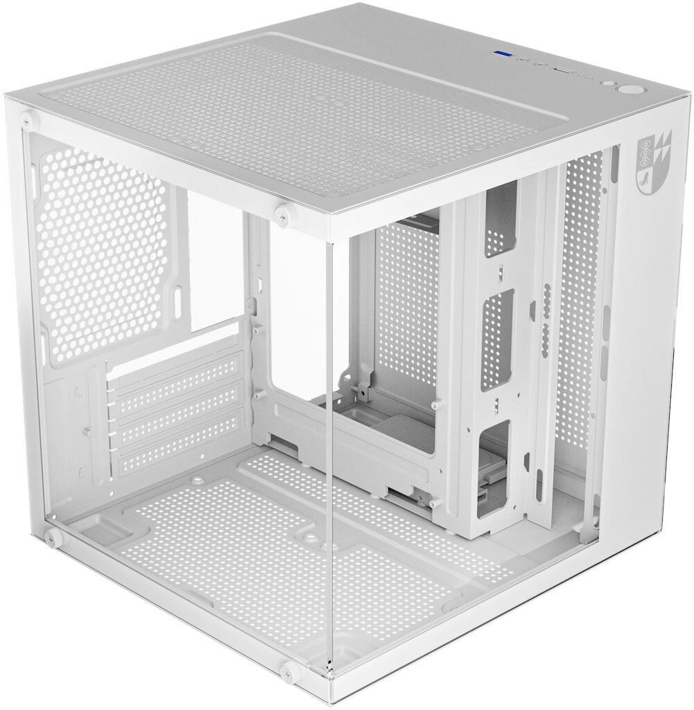 Корпус Iron Pride INVADER Q2S [УФ-20250037] белый [Mid-Tower, Micro-ATX, Mini-ITX, USB 2.0 Type-A, U