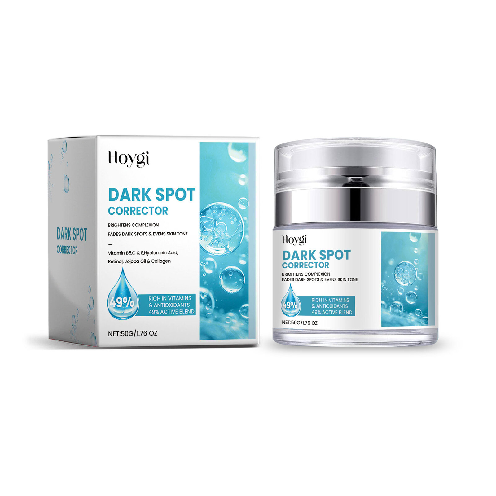 Крем для лица HOYGI Face Repair Cream от темных пятен, пигментации кожи, омолаживающий, осветляющий, полупрозрачный, 50 г