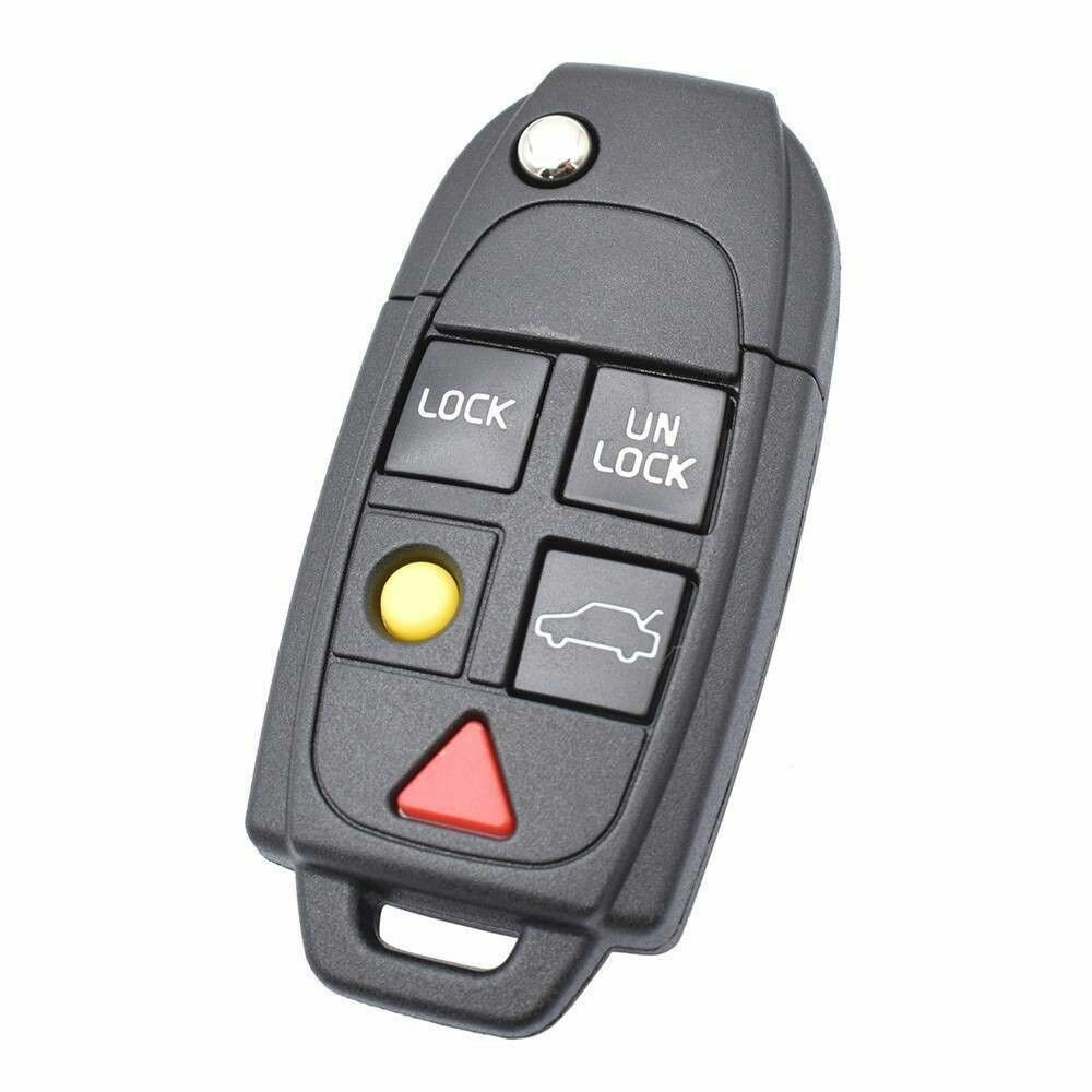 Чехол для ключа Volvo S60/V70/XC70/S80/XC90 (2004–2014), черный, прямая замена, без электронных компонентов