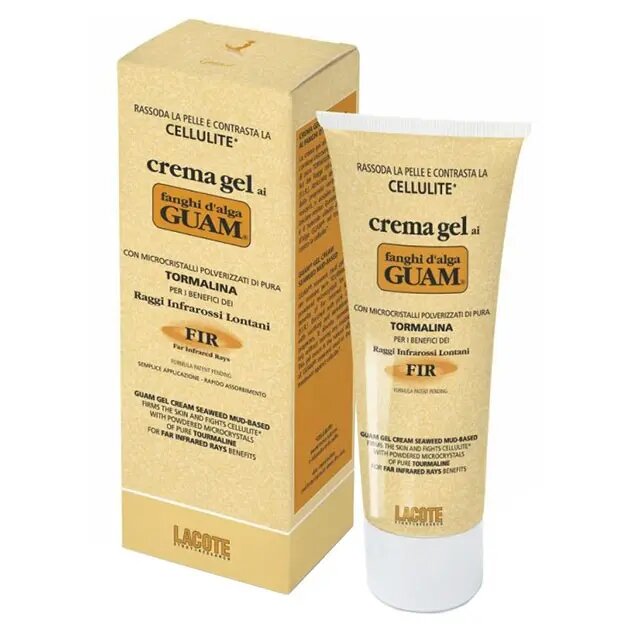 Крем-гель GUAM антицеллюлитный подтягивающий с микрокристаллами Турмалина, 200 мл