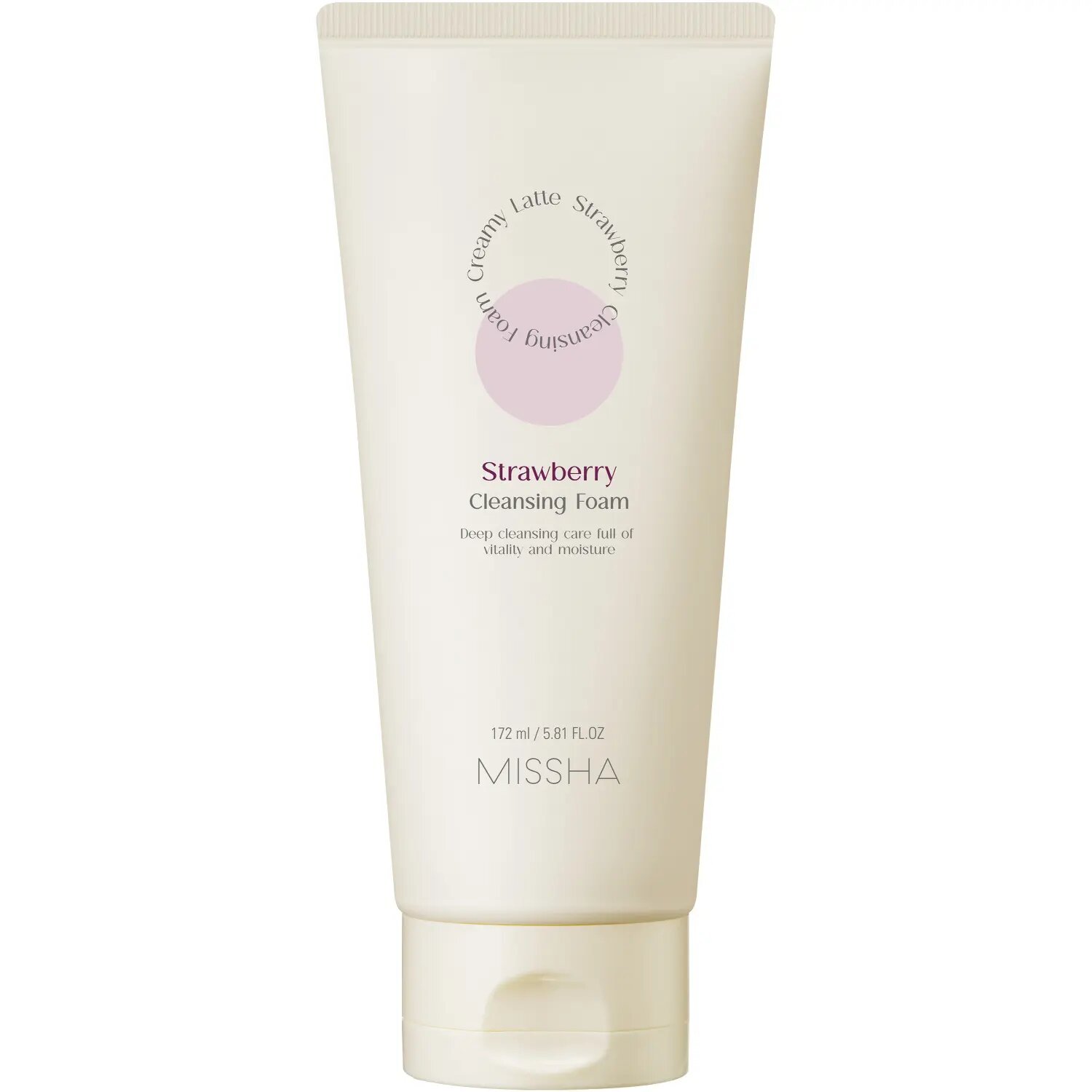 Missha Creamy Latte Пенка для умывания с экстрактом Клубники 172 мл