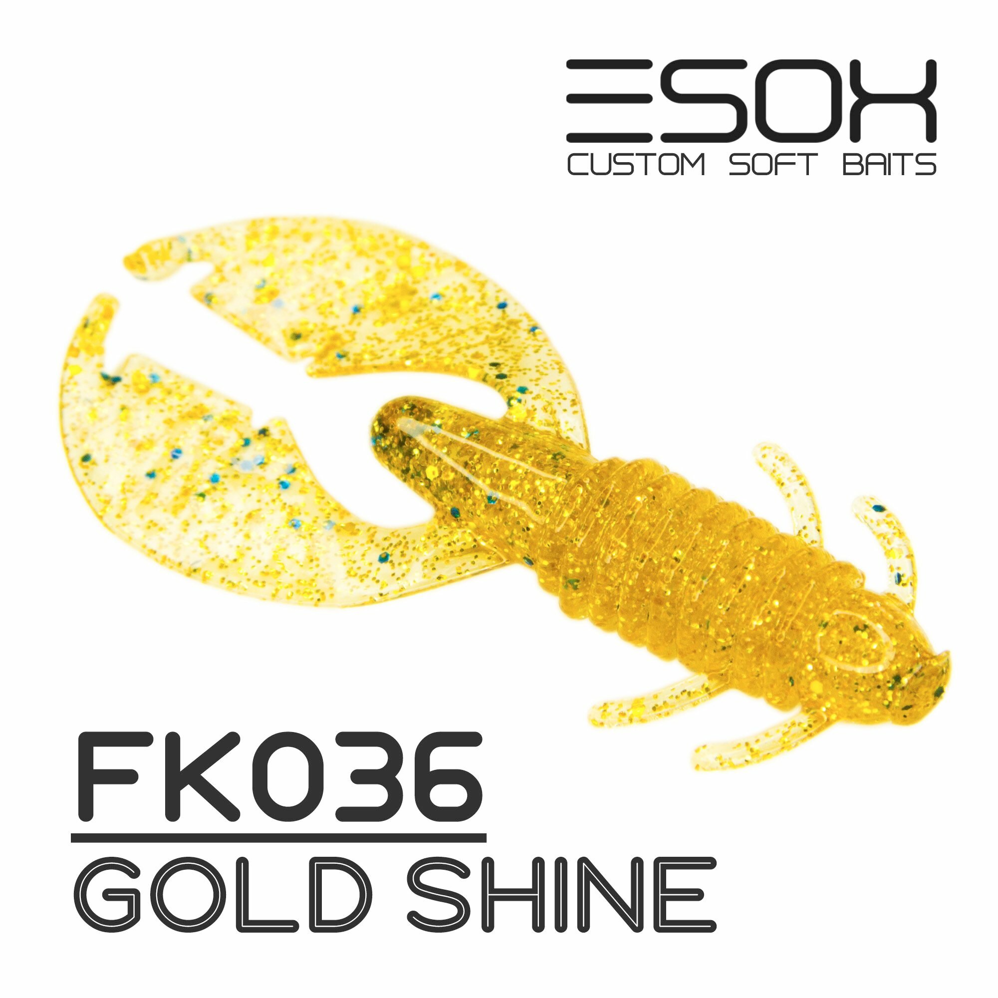 ESOX FK Craw Mini 2" (51мм) 8шт. / Мягкая приманка для рыбалки