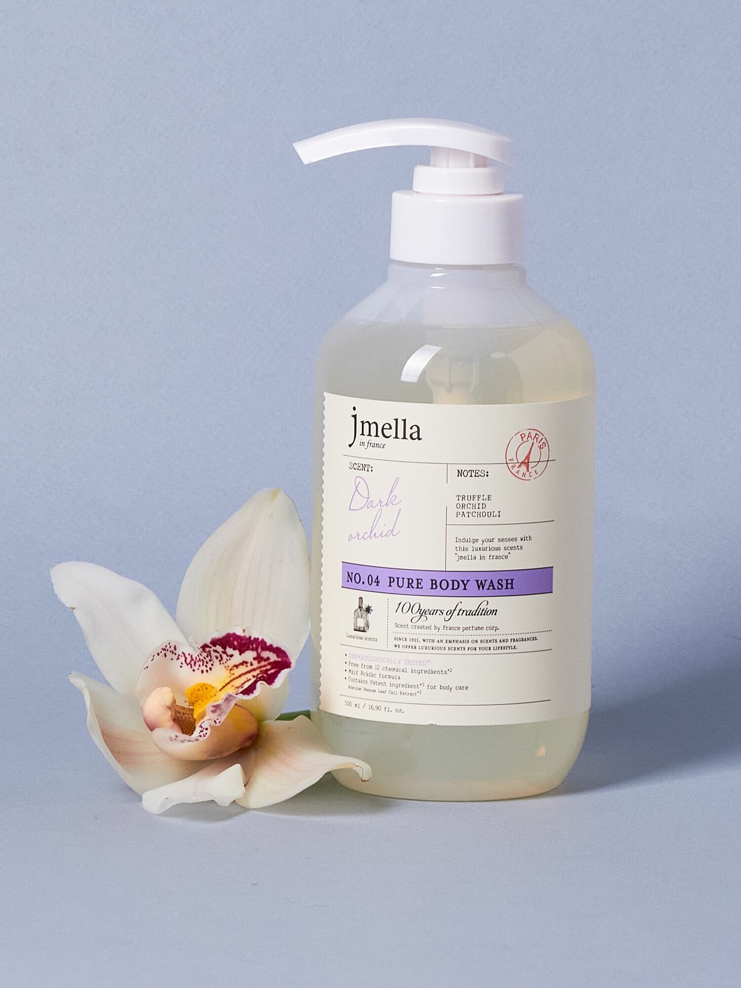 Jmella Гель для душа парфюмированный "Темная орхидея" 500 мл In France Dark Orchid Body Wash