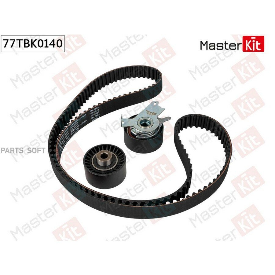 Комплект ремня ГРМ Peugeot 407 (6D_) 2004 - MASTERKIT 77TBK0140 | цена за 1 шт