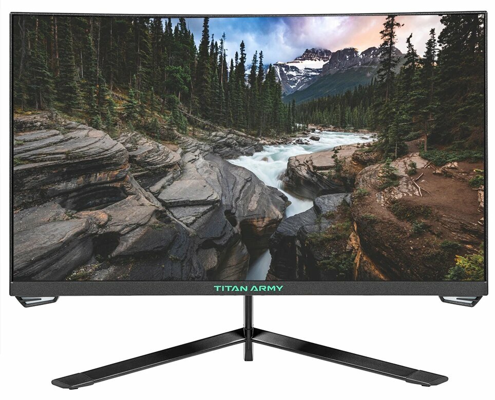 24" Монитор Titan Army P24H3G, 1920x1080, 180 Гц, VA, черный