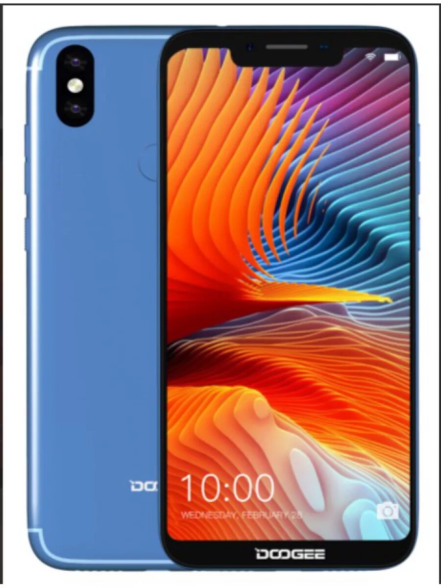 Смартфон DOOGEE BL5500, 4 ядра, 2GB/16GB, 5500mAh, Android 8.0