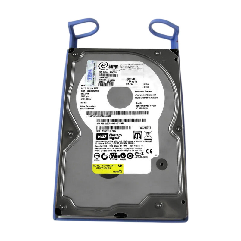 Жесткий диск IBM WD2500YS-23SHB0 250Gb 7200 SATAII 3.5" HDD