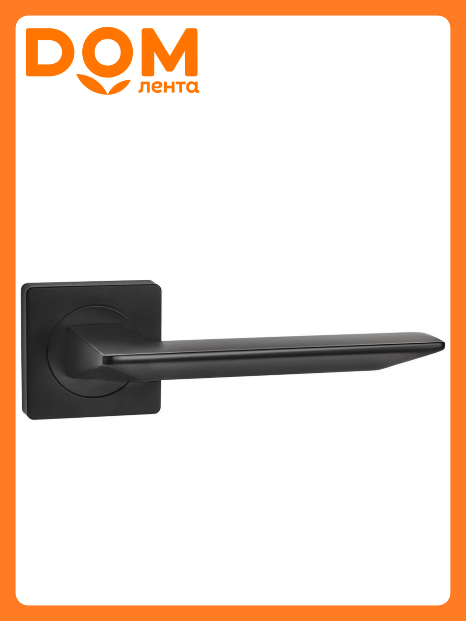 Дверная ручка раздельная K. JK51. ULTRA (ULTRA JK) BL-24 черный