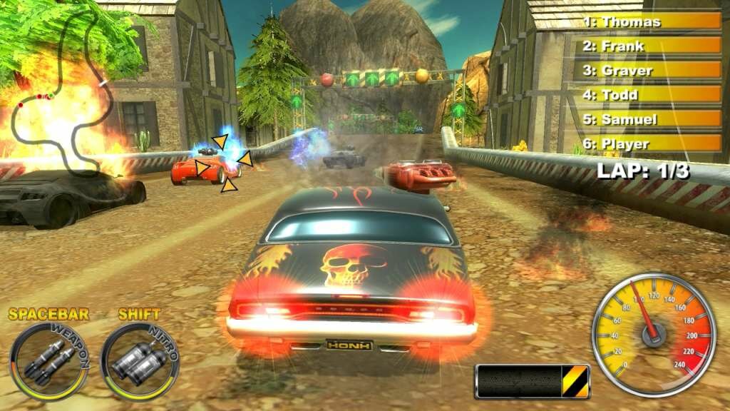 Lethal Brutal Racing Steam Ключ • Активация Steam • регион Весь мир