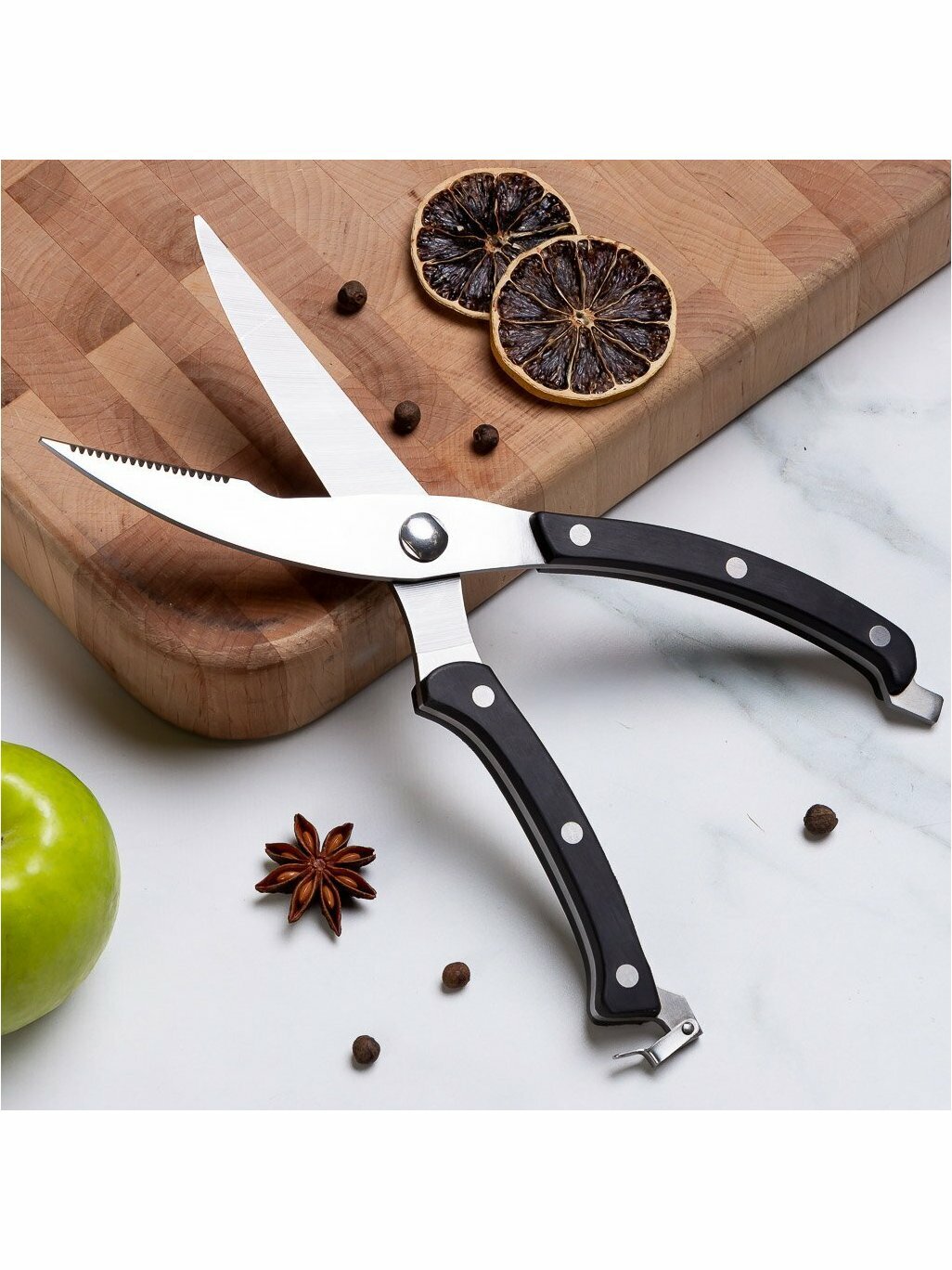 Ножницы для птицы кухонные YW-SC038/D-037 для разделки мяса и курицы, профессиональный инструмент для кухни, навеска