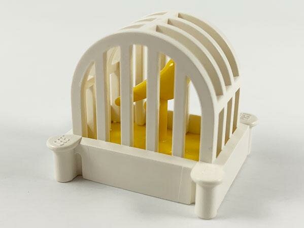 Деталь Lego x682c01 Birdcage, Yellow Bird
