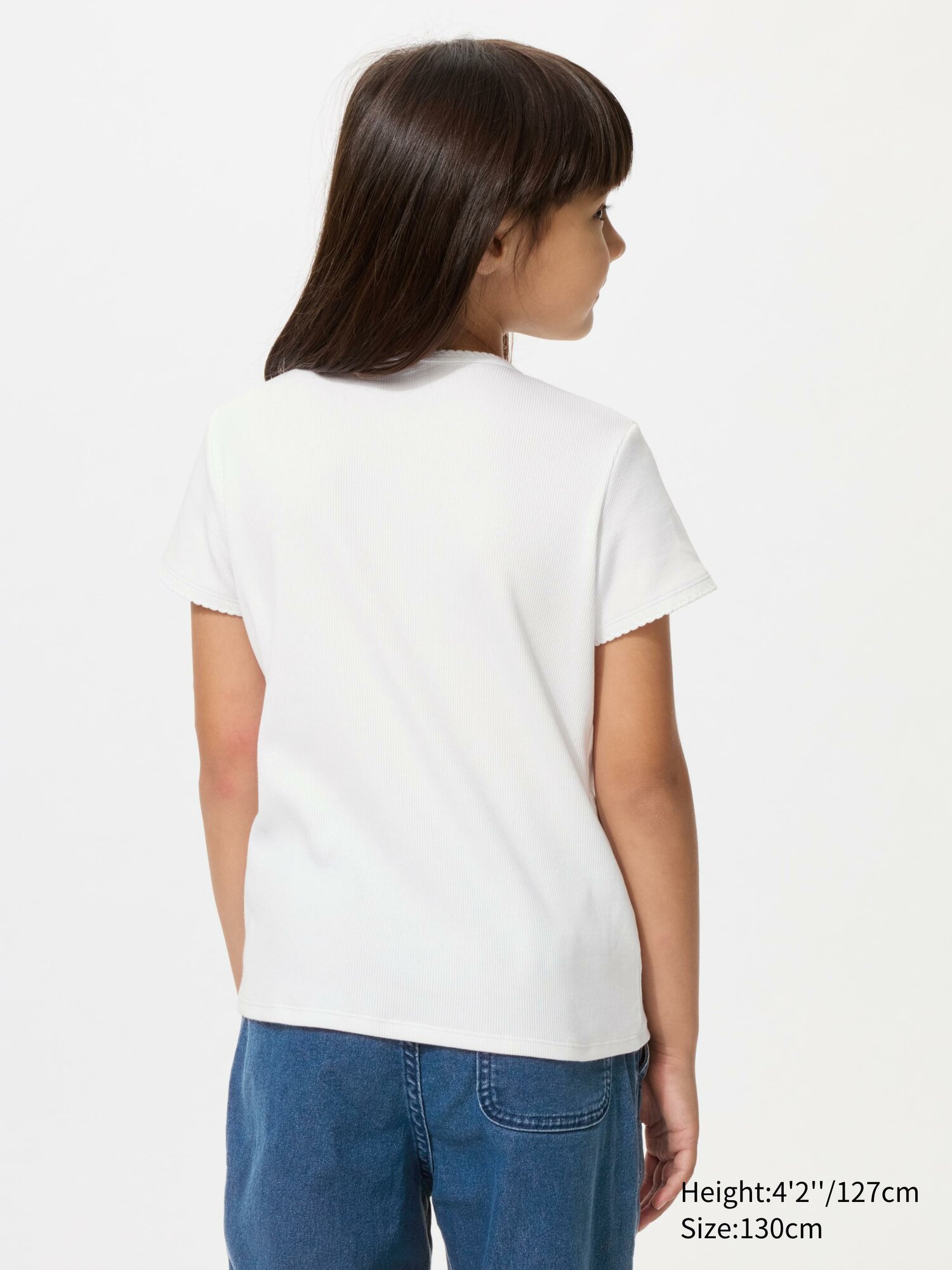 Футболка Uniqlo, размер 110, white — фото 1