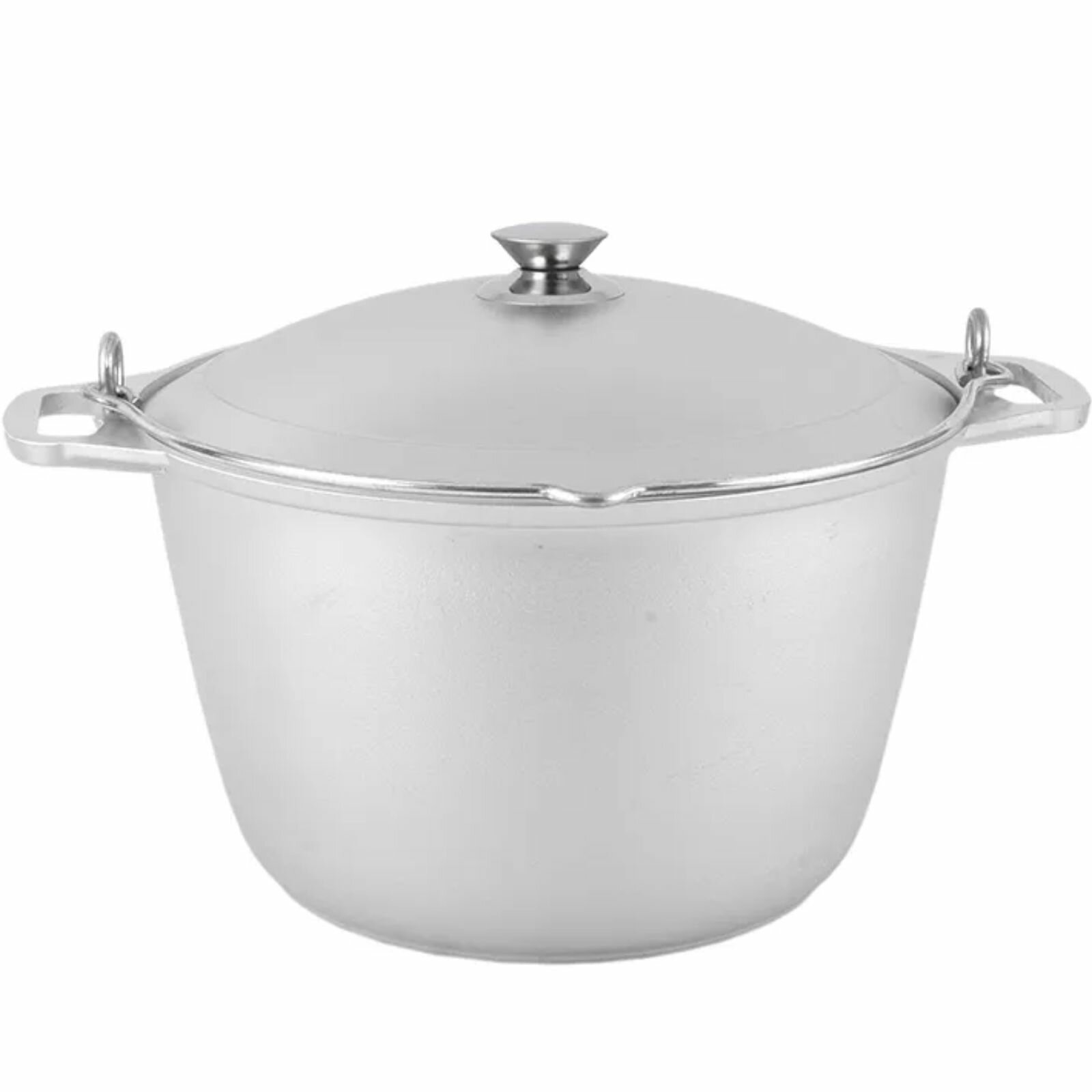 Казан Походный 6л d270 h150 Мет/Кр Ровное Дно Литой Алюминий Kukmara КП60