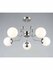 Люстра newrgy lighting 7039/5SN, хром матовый, белый матовый, цоколь E27, 60 Вт,...