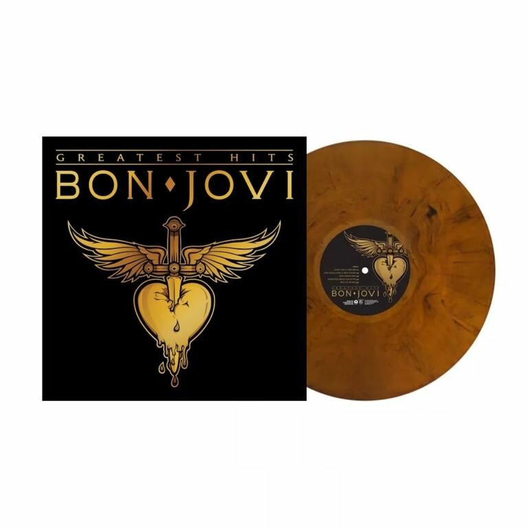 Виниловая пластинка Bon Jovi - Greatest Hits LP Tiger Eye US