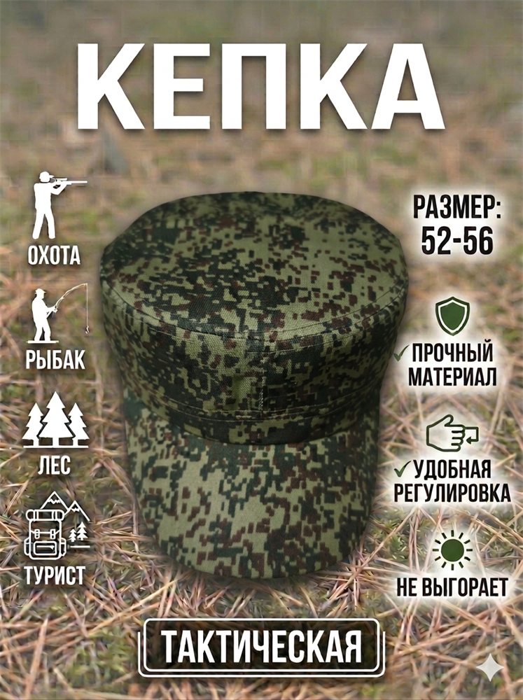 Кепка  Кепка камуфляжная тактическая для мужчин и женщин