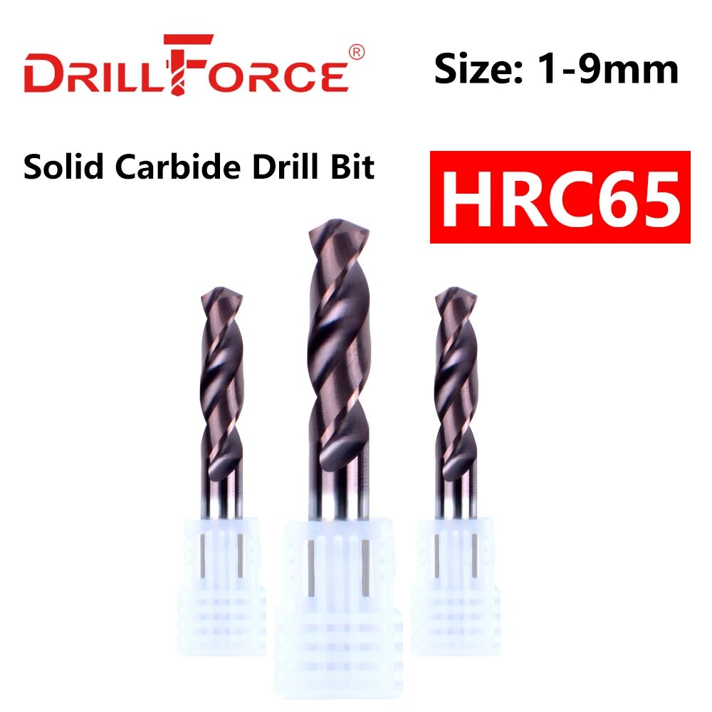 Спиральное сверло твердосплавное 2.6 мм HRC65 DRILLFORCE