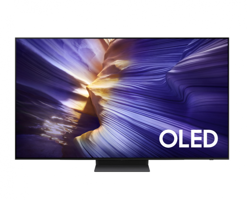 Телевизор OLED Samsung QE55S90FAUXRU, Smart TV, 4K UHD, черный