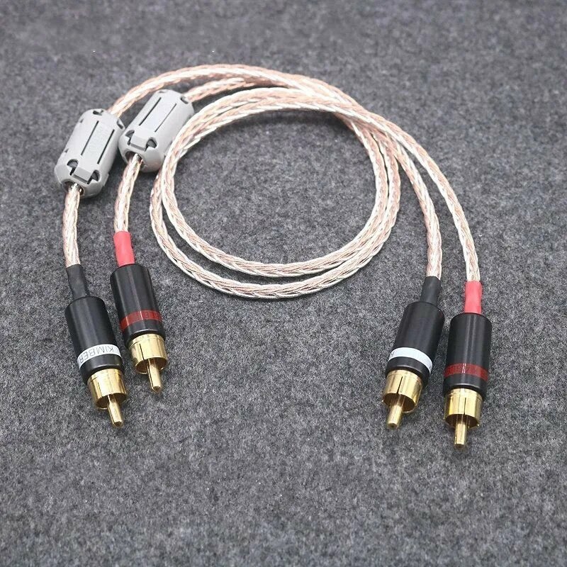 KIMBER KABLE Аудиокабель RCA/RCA, 1 м, коричневый
