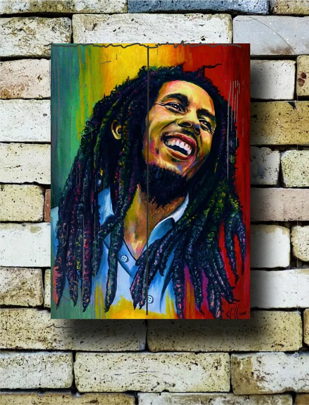 Картина на досках "Боб Марли. Bob Marley"