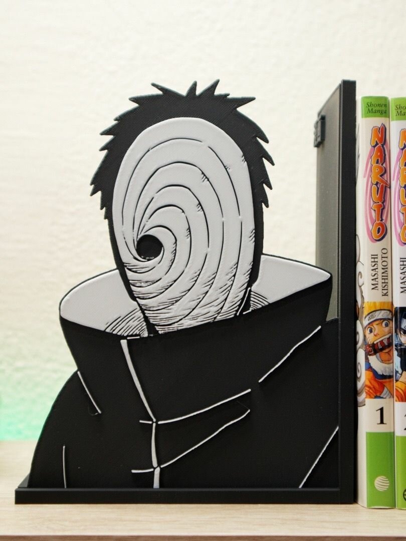 Статуэтка фрейм Обито Учиха из аниме и манги Наруто. Bookend of Obito Uchiha Naruto. 2д статуэтка