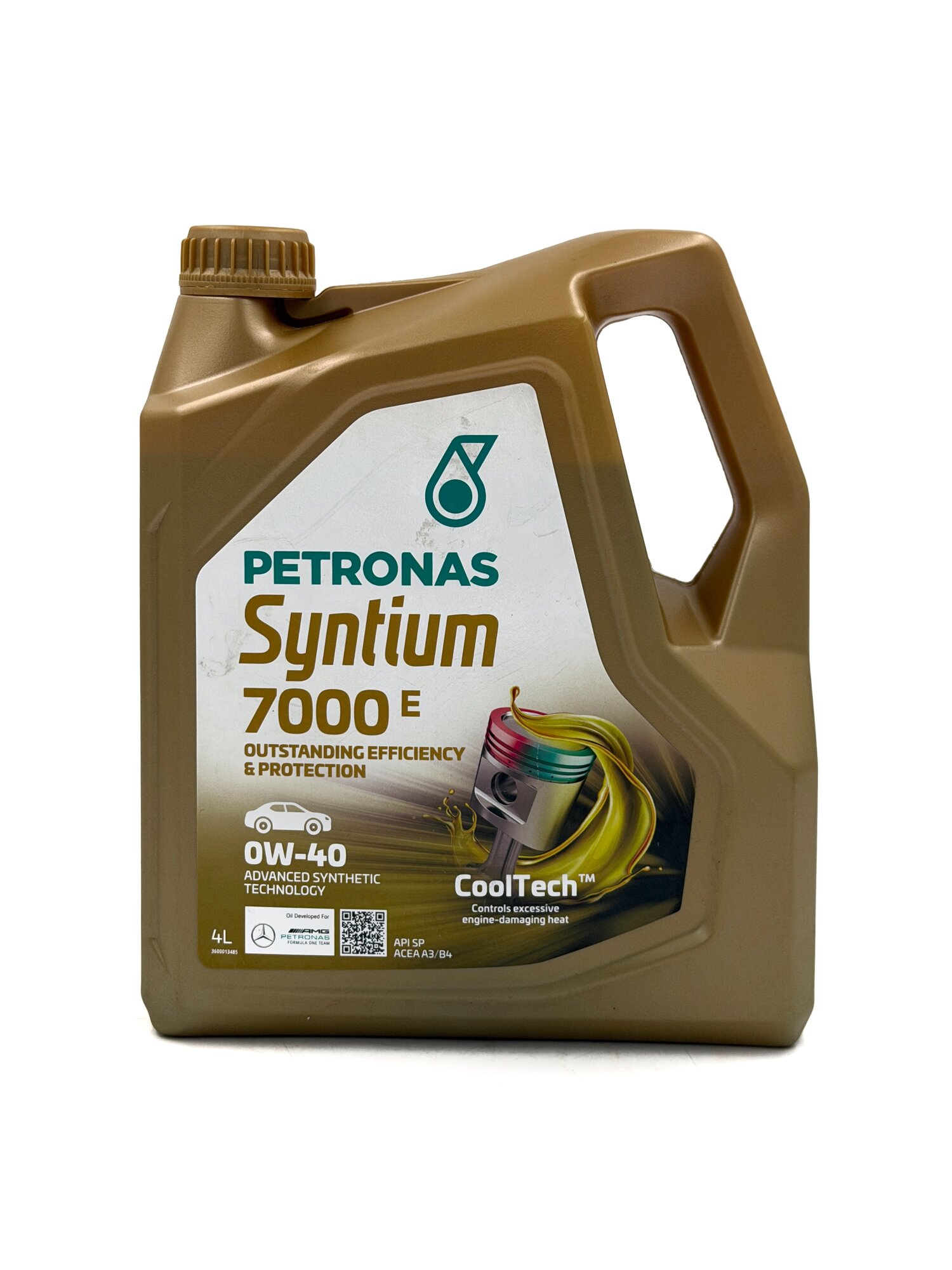Масло моторное Petronas Syntium 7000 E 0W-40, 4 литра , синтетическое