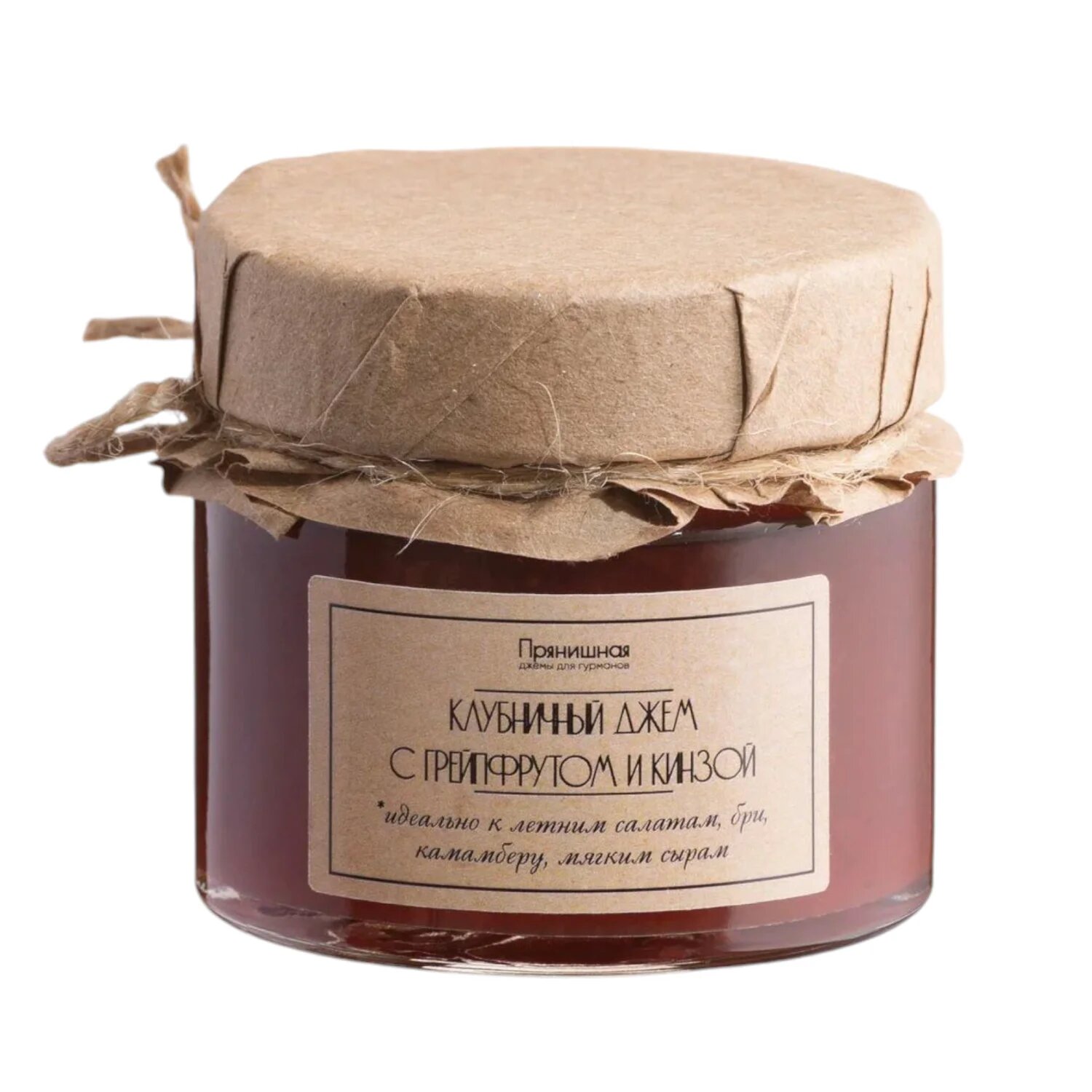 Клубничный джем с грейпфрутом и кинзой, 100 г
