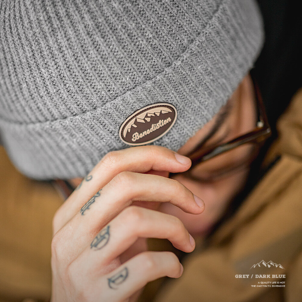 Шапка Maden. Amekaji wear. для мужчин, размер Один размер, темно-синий/серый — фото 1