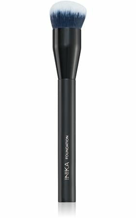 Кисть косметическая INIKA Organic Foundation Brush, бежевая, 1 шт