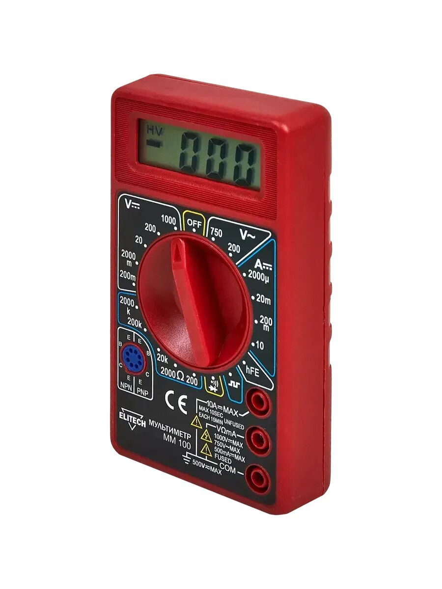 Мультиметр Elitech ММ 100 — фото 1