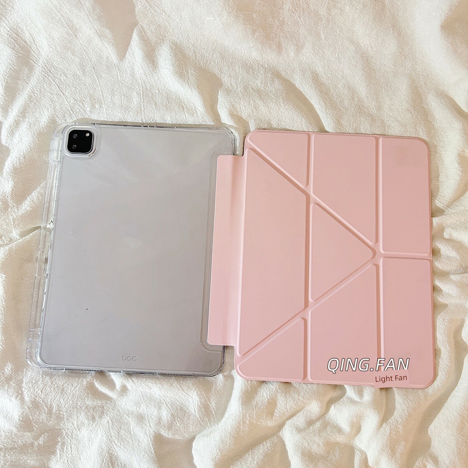 Минималистичный однотонный чехол, подходящий для Apple iPad Pro 13, Y-type + 70% off iPad Air5/6 с отделением для