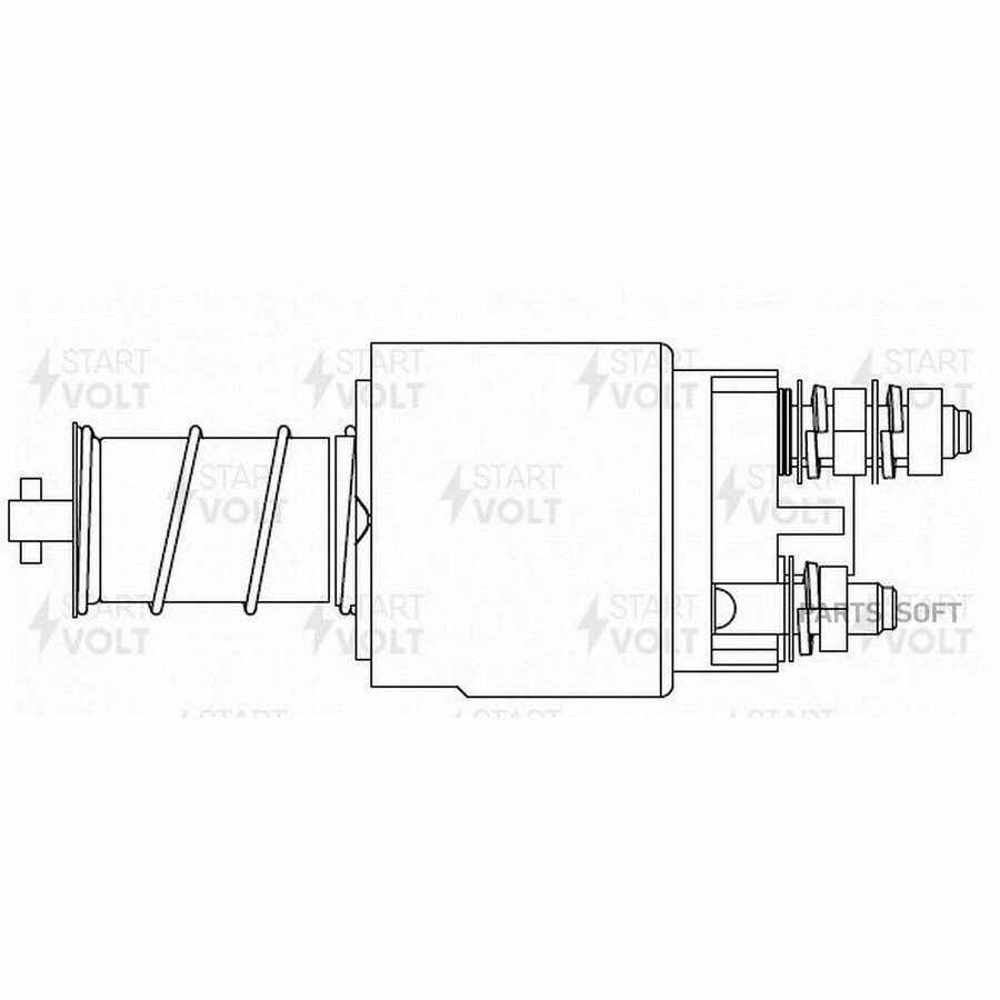 Втягивающее реле стартера СтартВольт ВАЗ 2101-1119/2121-21214/2123 н/о (тип АвтоВАЗ) STARTVOLT VSR0110