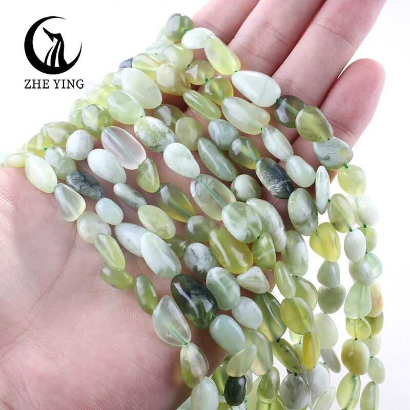 Бусины из нефрита Серпентин 8-10 мм, цвет 115Serpentine Jade