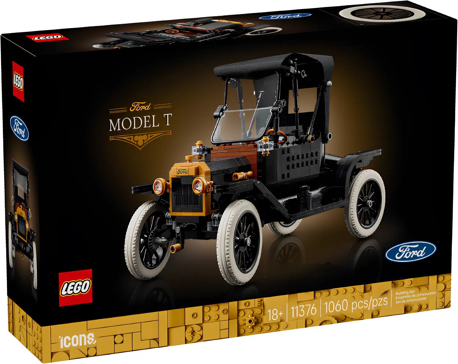 Конструктор LEGO Icons 11376 Автомобиль Ford Model T, 1060 дет.
