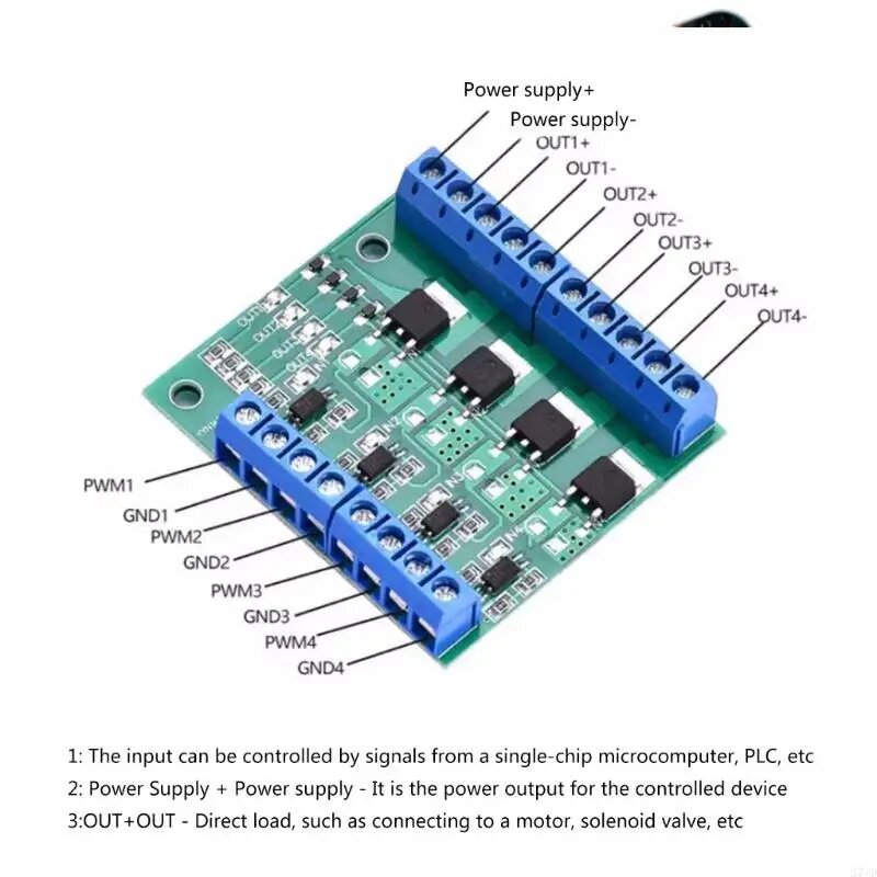 Модуль драйвера MOSFET 4 канала — фото 1