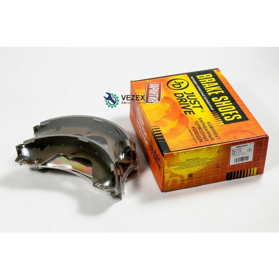 JUST DRIVE JBS0043 Колодки тормозные барабанные MLH07