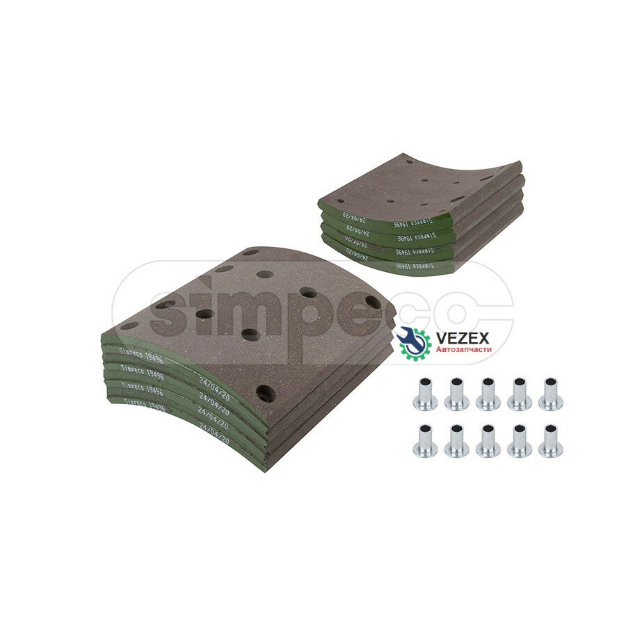 SIMPECO SP0410.0030 Накладки тормозные, комплект