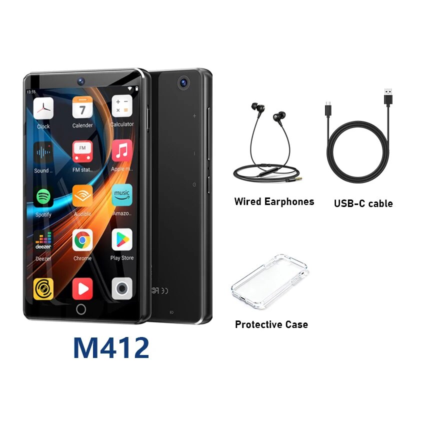 MP3-плеер M412, 80 ГБ, черный