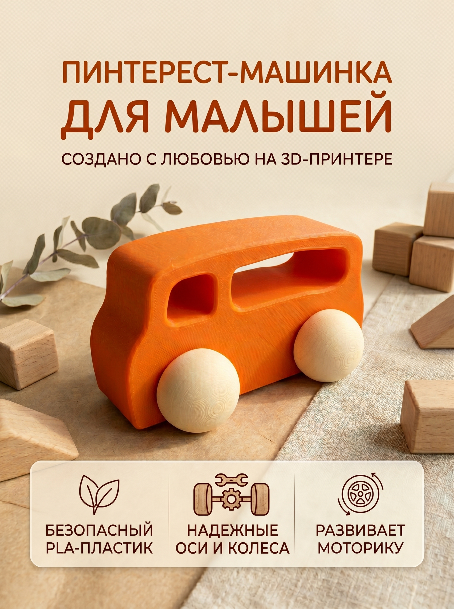 Машинка для малышей детская игрушка