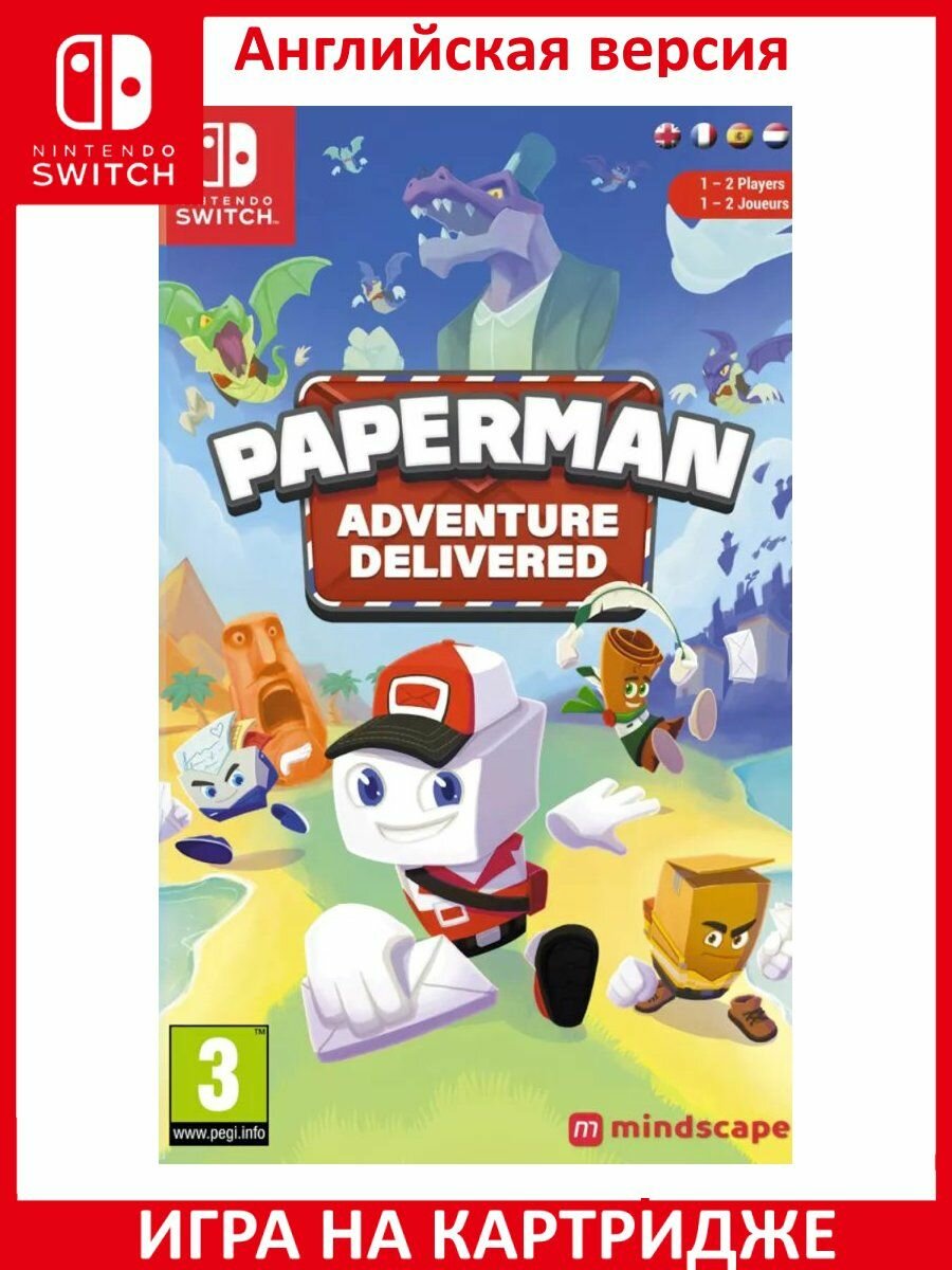 Игра Paperman: Adventure Delivered Switch Картридж на Nintendo Switch Английская версия