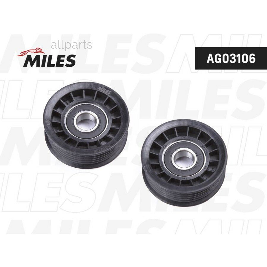 MILES AG03106 Ролик ремня приводного FORD MONDEO/FOCUS 1.6-2.0 -04/MAZDA TRIBUTE