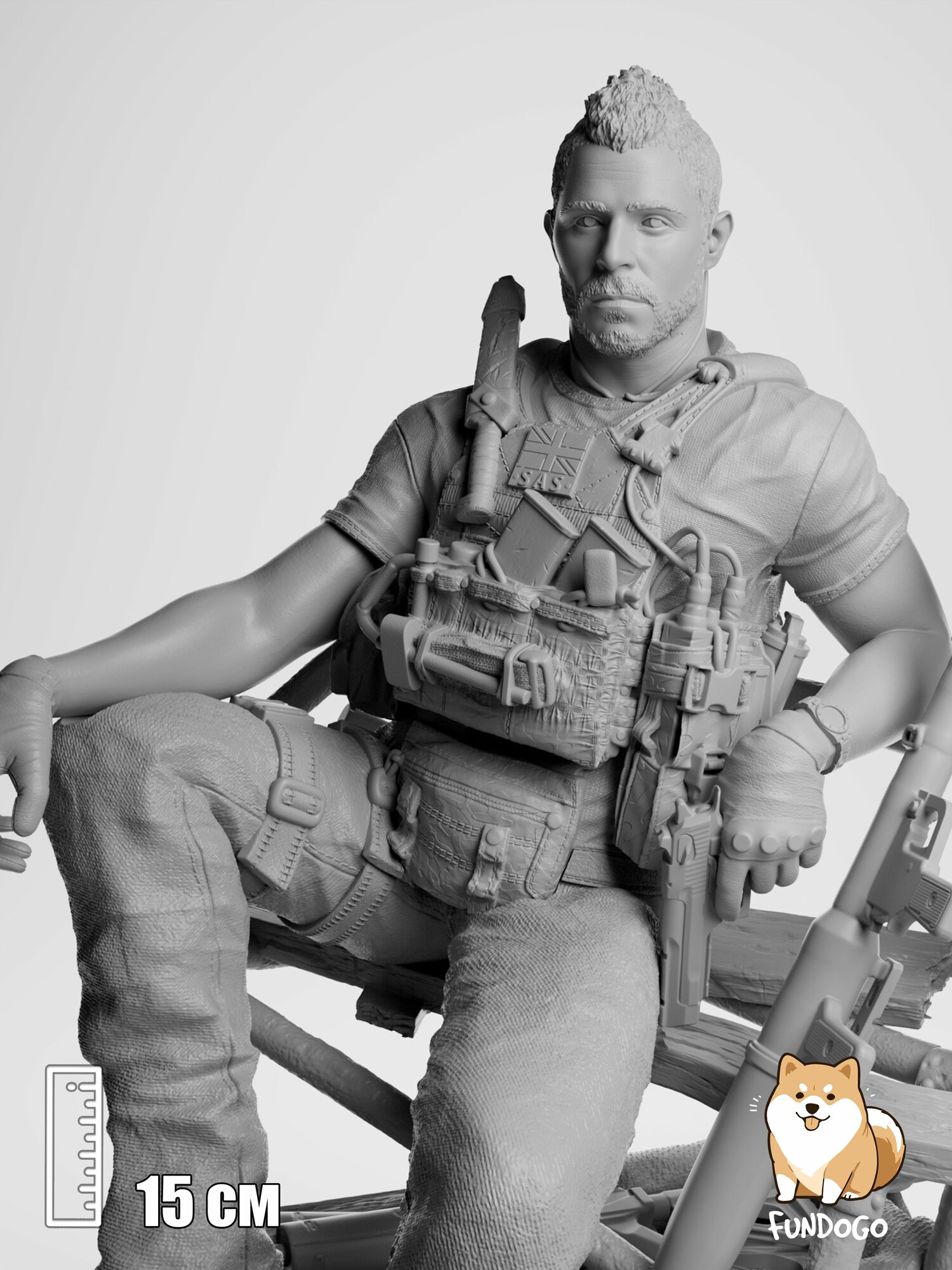 Фигурка Соуп Мактавиш из Call of Duty - 15 см