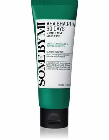 Скраб Some By Mi aha bha pha 30 days miracle acne clear foam, 100 мл