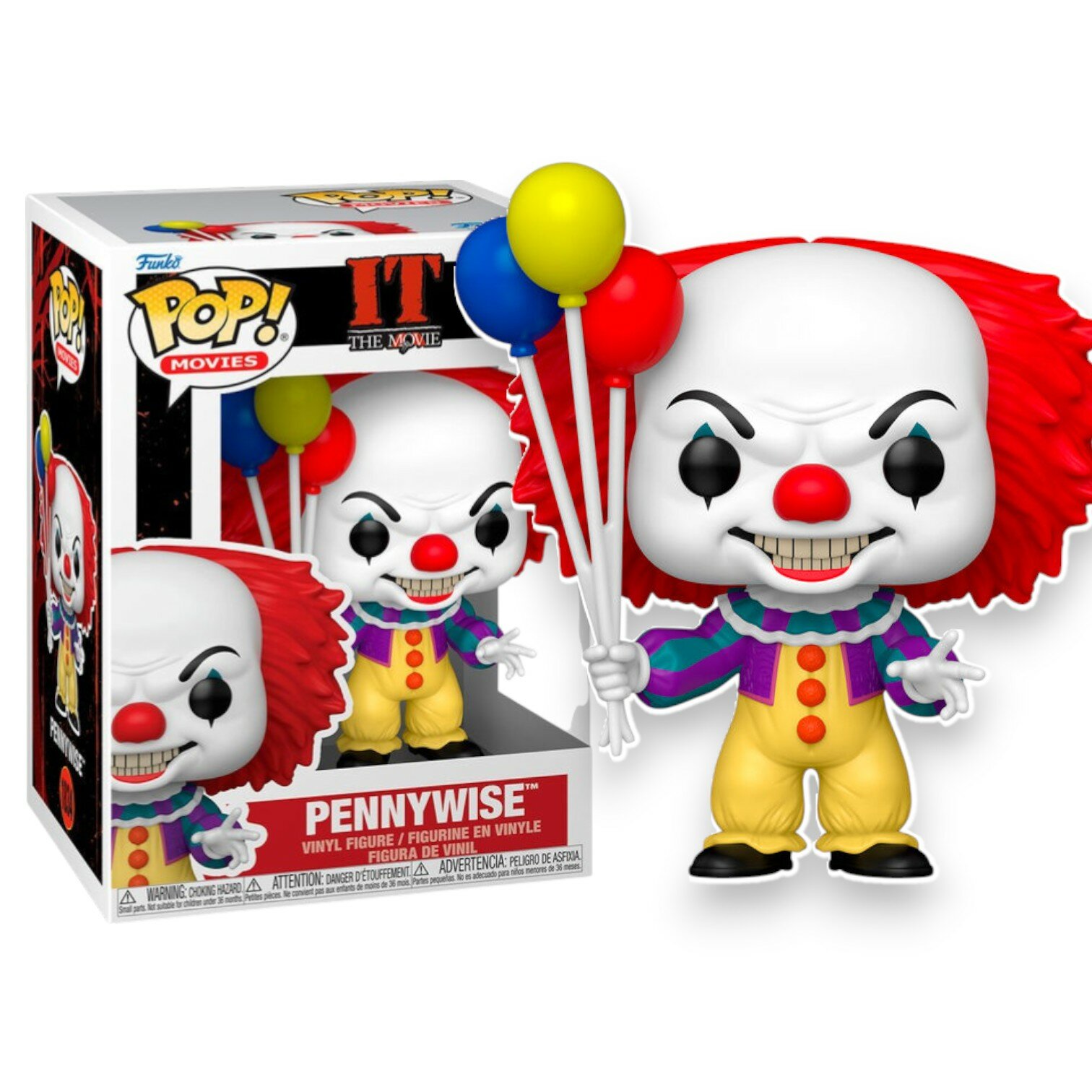 Фигурка Пеннивайз новый "ОНО 1990" от Funko POP! 1834 (Фигурка Фанко Поп)