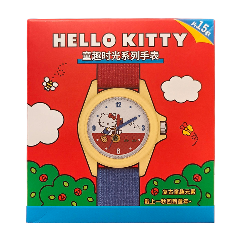 В наличии: Набор часов Sanrio Hello Kitty из серии Fun Time для детей, подарочная коробка-сюрприз KT, подарок на день